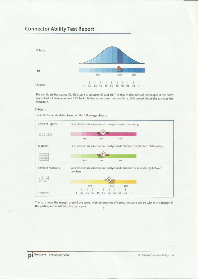 PI - Connector Ability Test Result | PDF