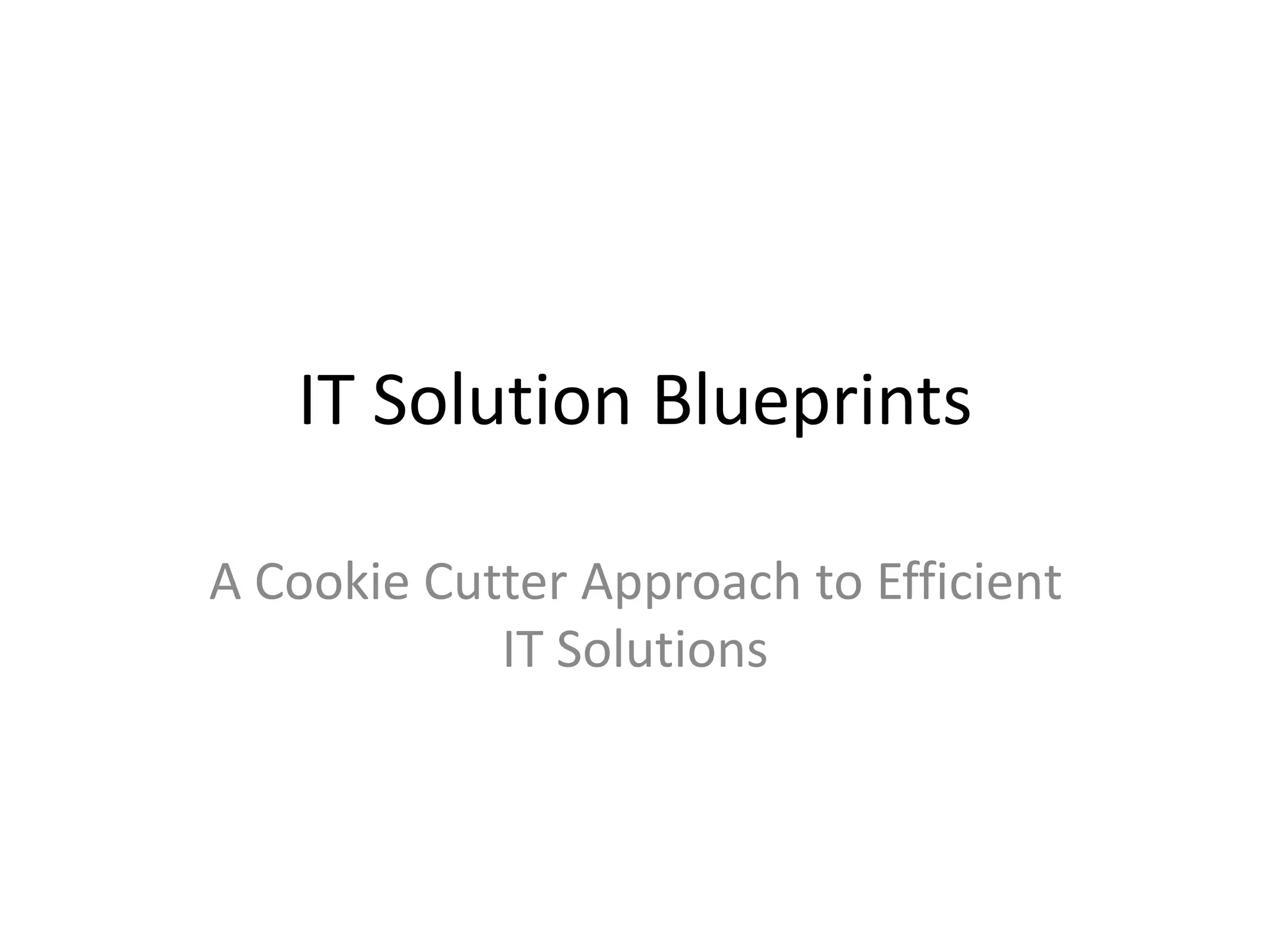 Sample Solution Blueprint | PDF