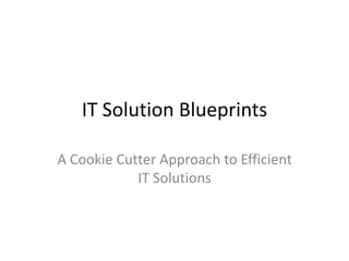 Sample Solution Blueprint | PDF