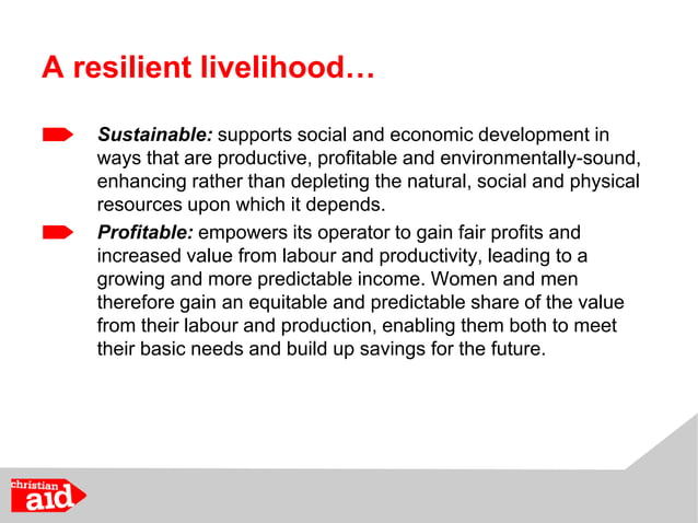 D1 07 ca_resilient livelihoods framework-part02_richard_ewbank ...