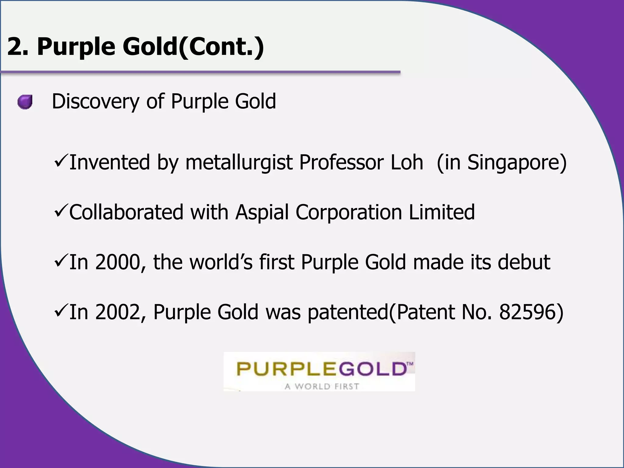 Purple Gold | PPTX