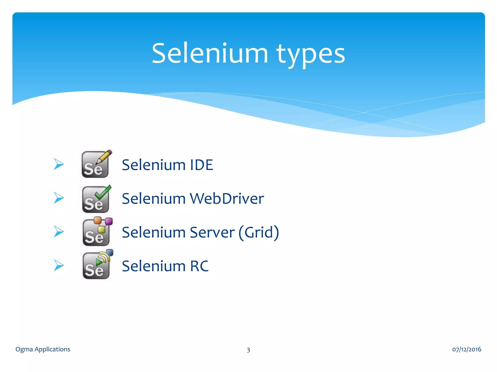 Selenium Ide And Extensions Ppt