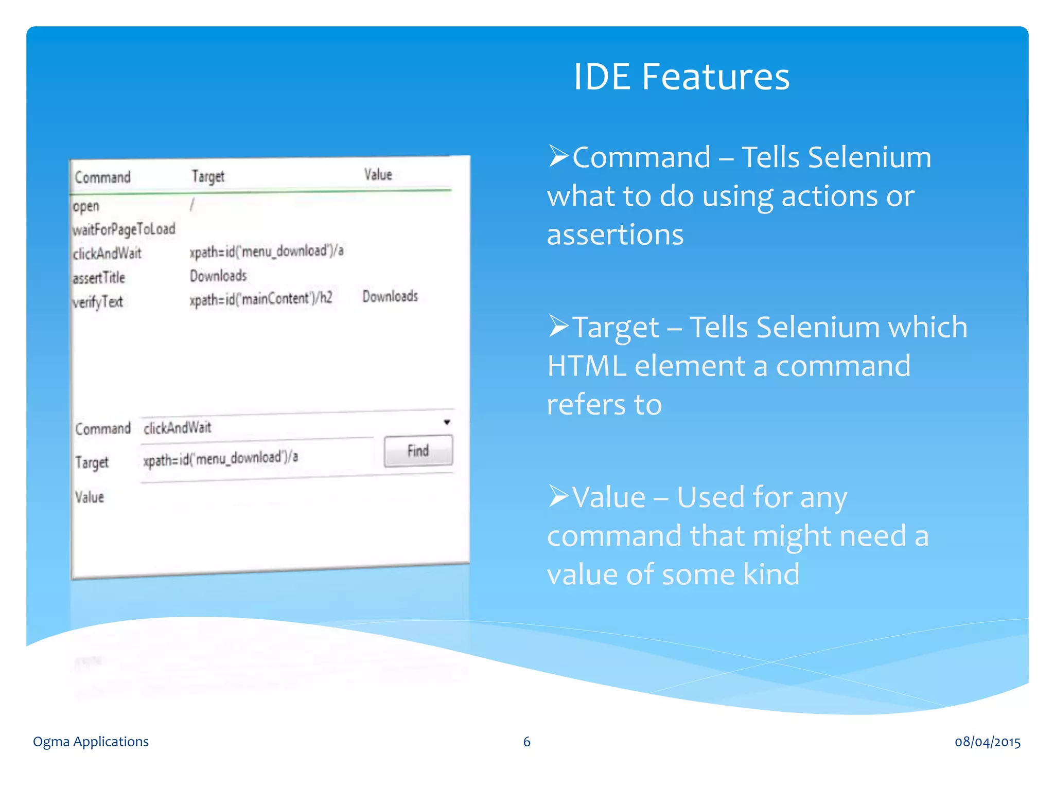 Selenium IDE and Extensions | PPTX