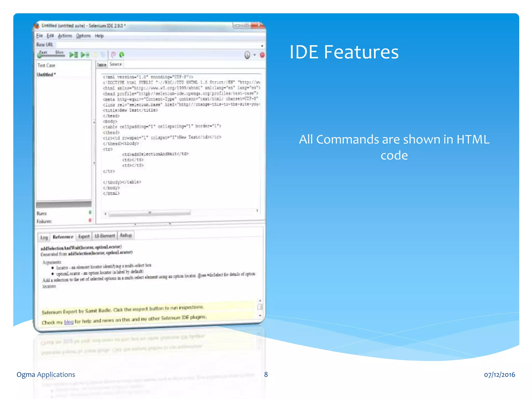 Selenium IDE and Extensions | PPTX
