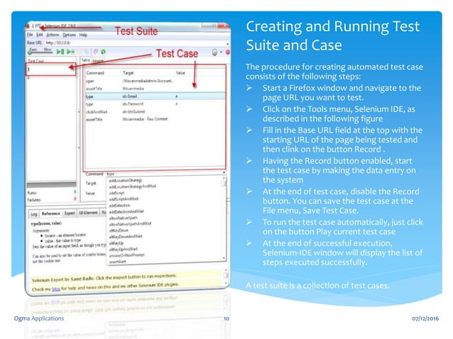 Selenium IDE and Extensions | PPTX