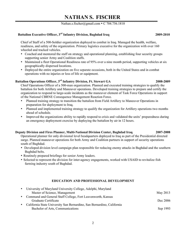 Fischer Resume SEP 2016 | PDF