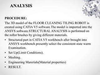 implementation of product design and development on floor cleaner | PPT