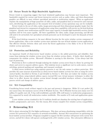 D11: a high-performance, protocol-optional, transport-optional, window ...