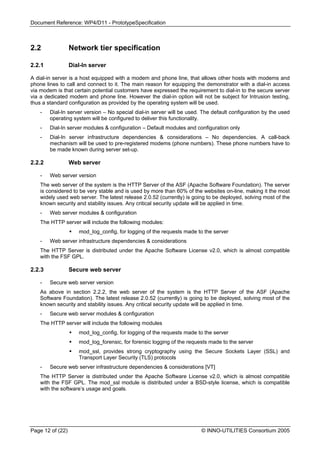 D11 prototype specification[1] | PDF