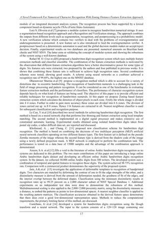 A Novel Framework For Numerical Character Recognition With Zoning Distance Feature Extraction ...