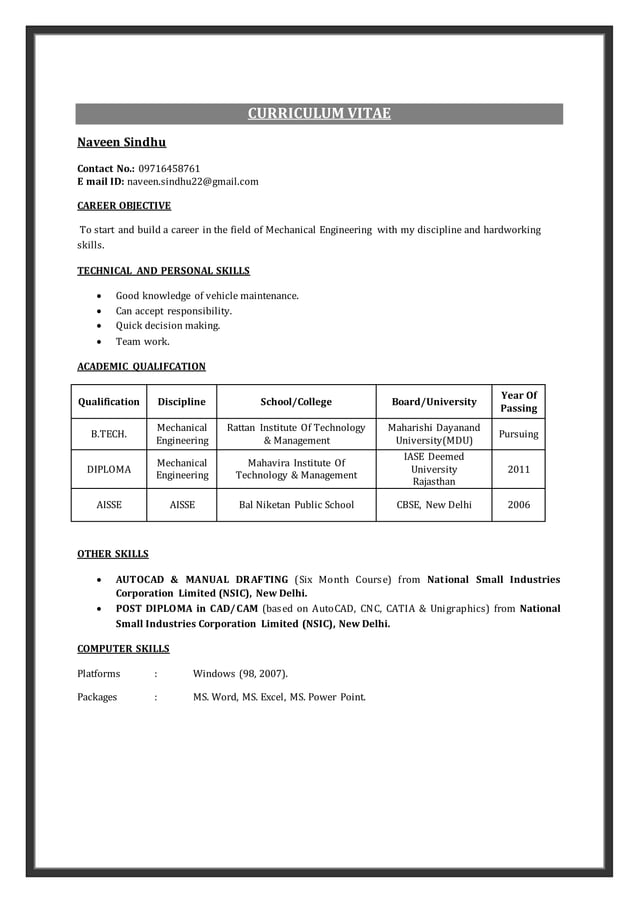 NAVEEN SINDHU | DOCX | Commercial Trucks | Auto Body Styles