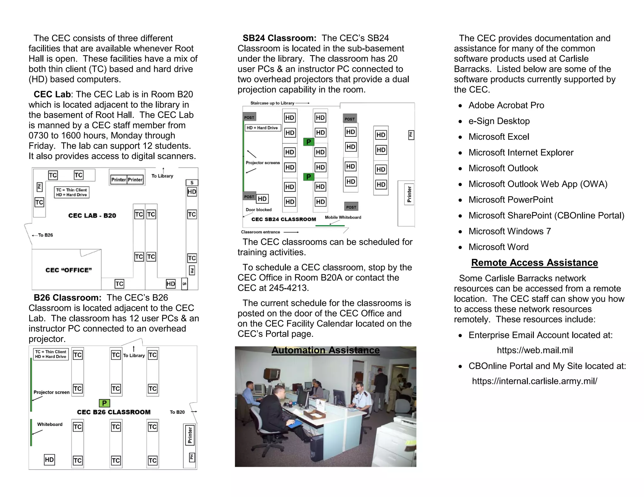 CEC Information Brochure | PDF | IT and Internet Support | Internet