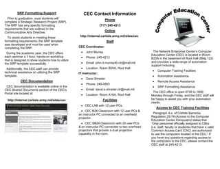 CEC Information Brochure | PDF | IT and Internet Support | Internet