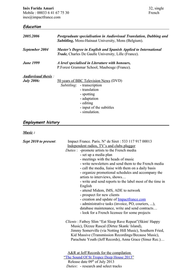 Inès_ Farida _Amari_CV EN Boulogne Linkedin | PDF