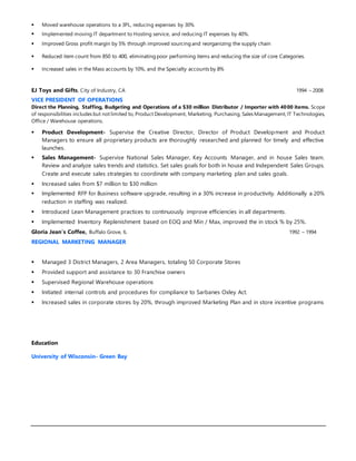 resume Marc Lazich CA | PDF