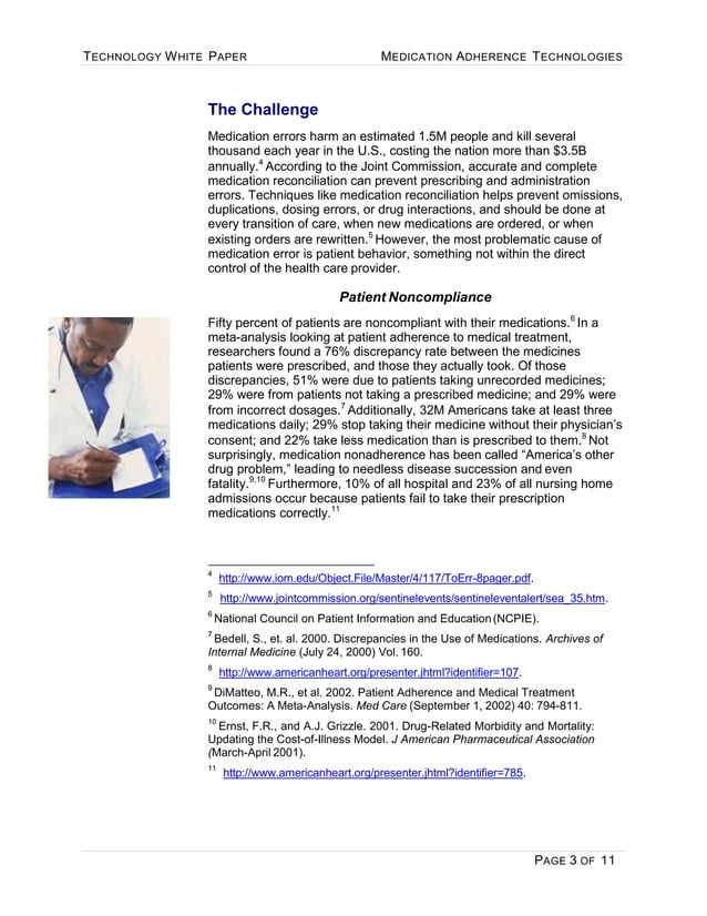 Medication Adherence TECHNOLOGY Brief update 2016 | PDF