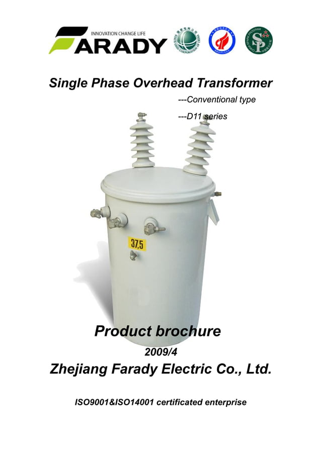 D11 Single Phase Overhead Distribution Transformer Pdf
