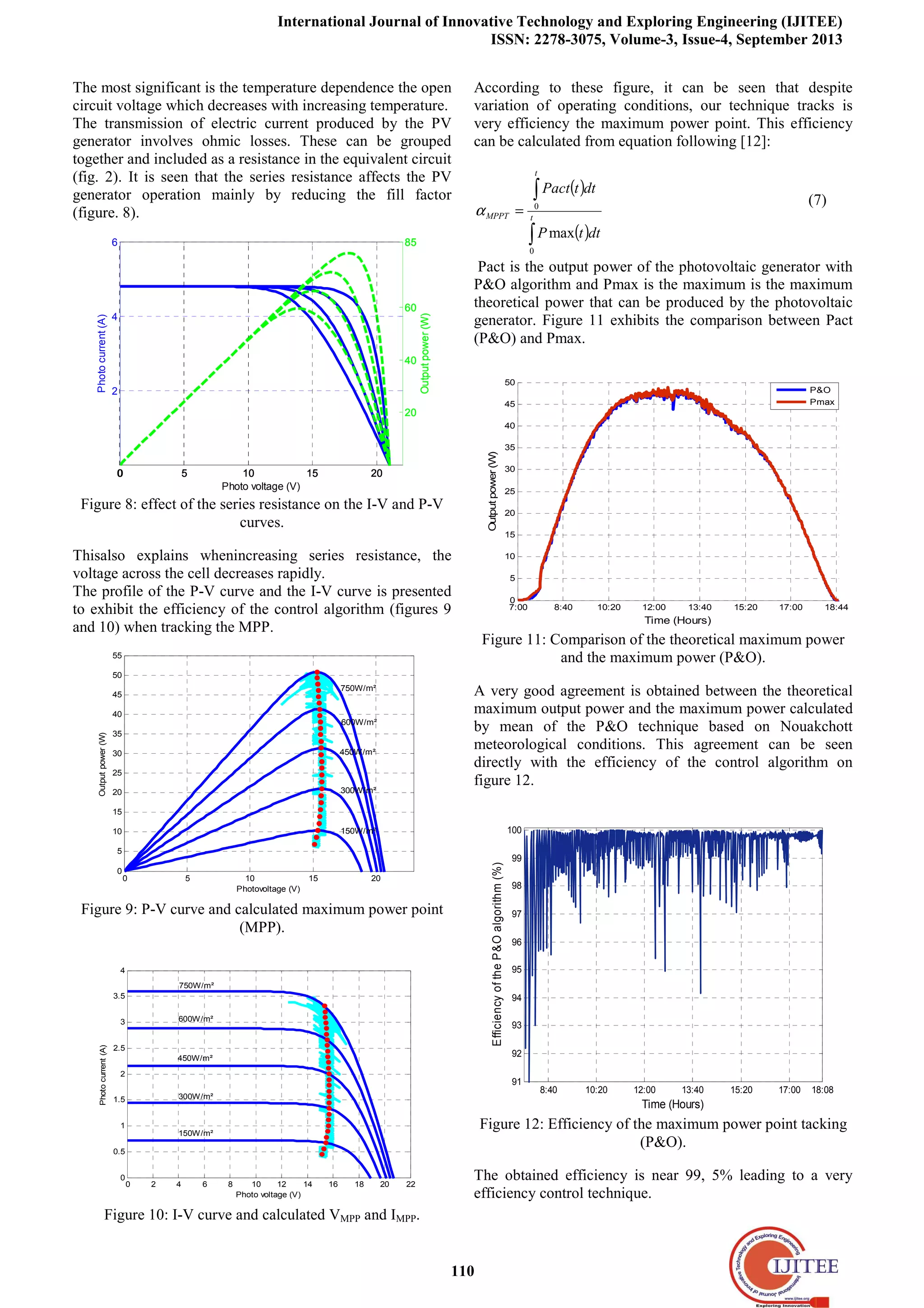 Modeling and Optimization of a Photovoltaic Generator with Matlab ...