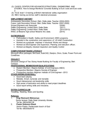 CV 1 | DOCX | Professional School | Postgraduate Education