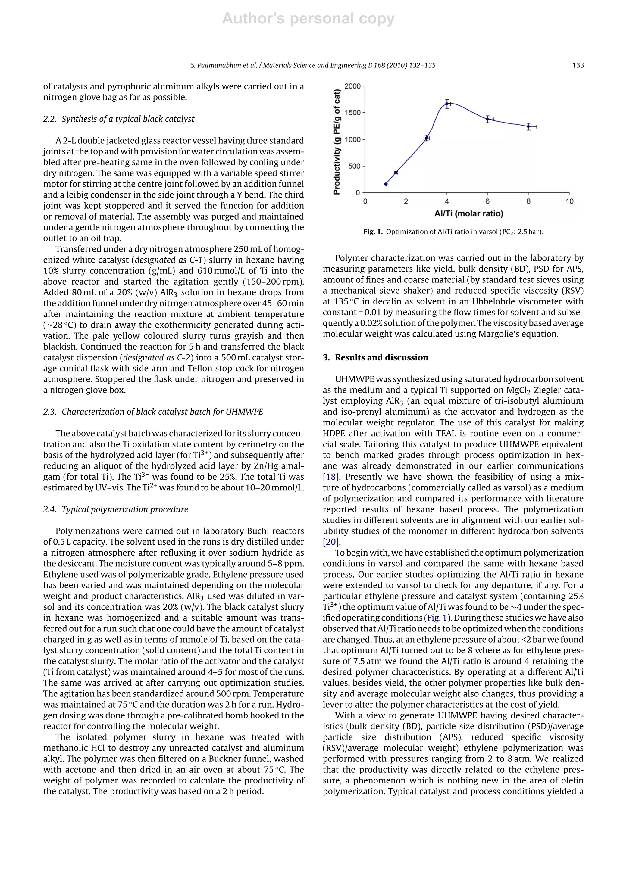 Material Science and Engineering-B_Synthesis of ultra high molecular ...