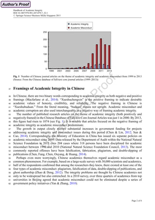 Academic Integrity chapter | PDF