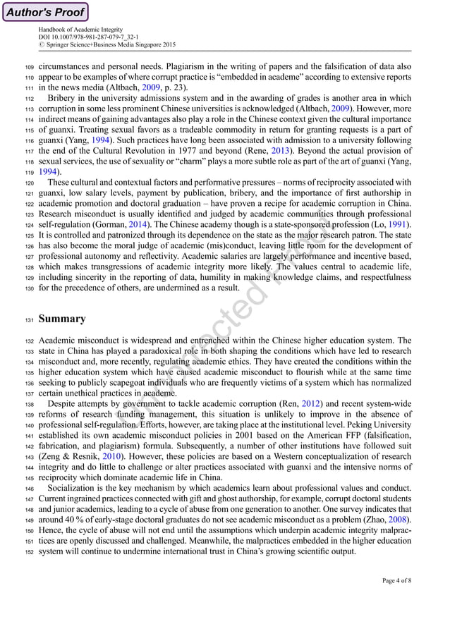 Academic Integrity chapter | PDF