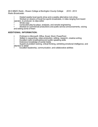 MICHAEL GERMANI updated resume | DOC