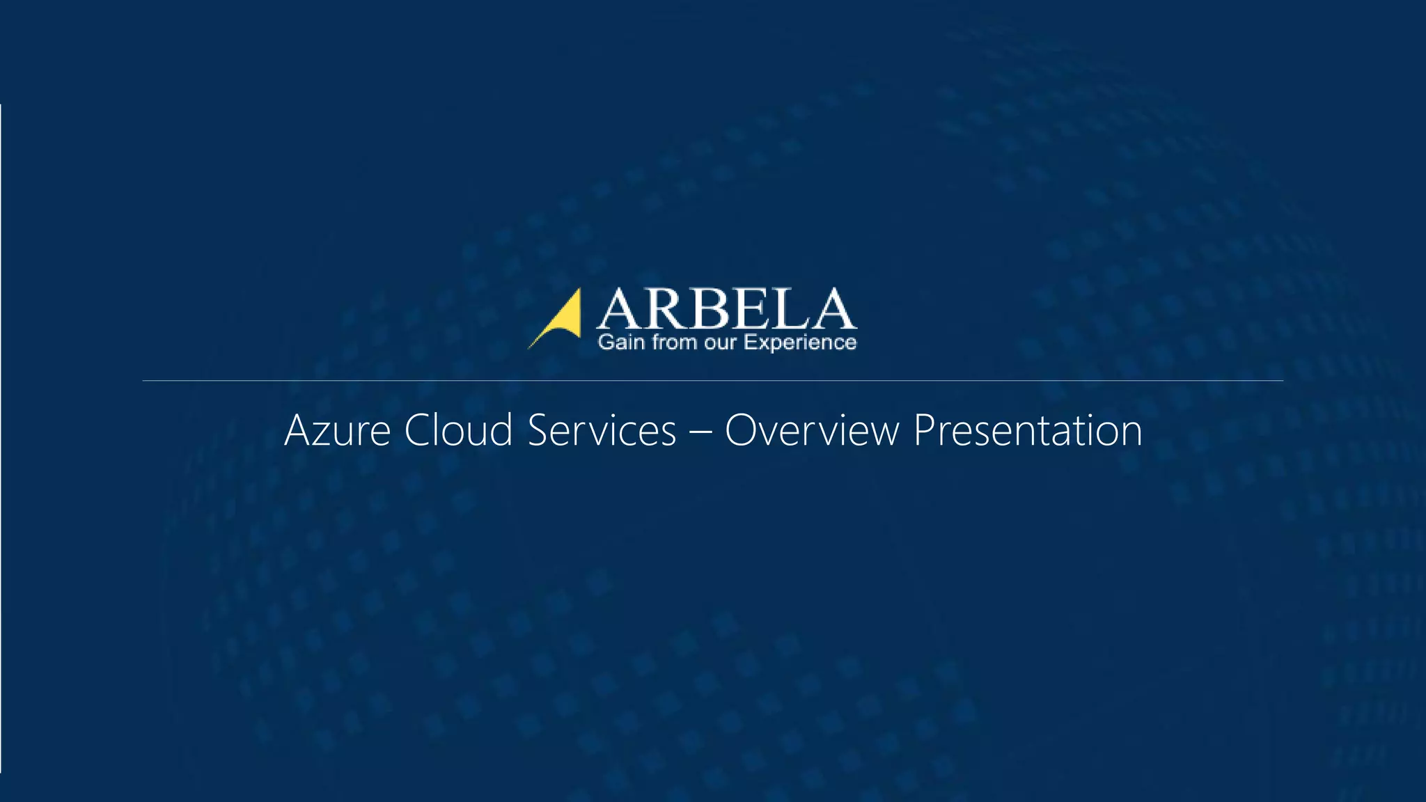 Azure Services Overview | PPTX