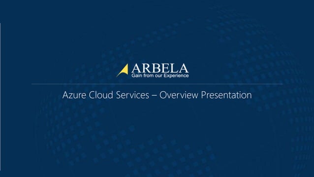 Azure Services Overview | PPTX
