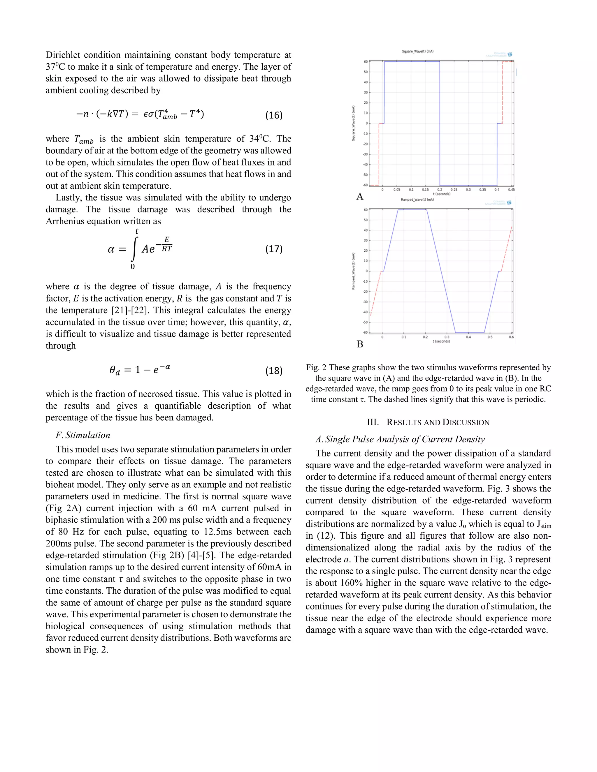 Bio-heat Transfer in Various Transcutaneous Stimulation Models | PDF ...
