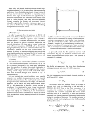 Bio-heat Transfer in Various Transcutaneous Stimulation Models | PDF ...