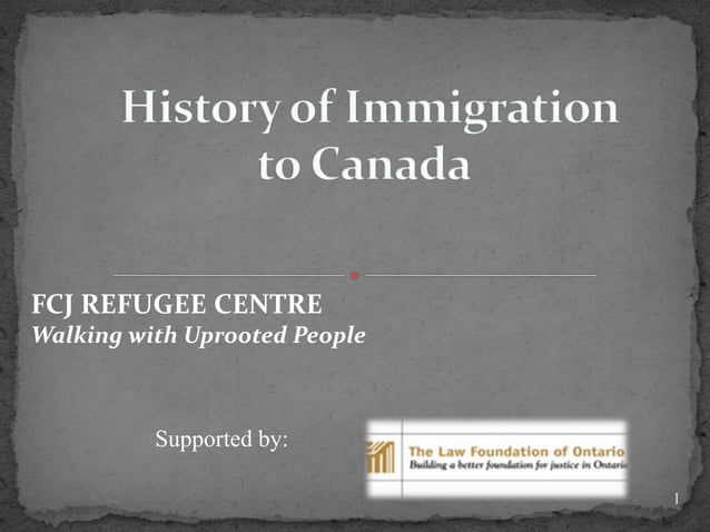 D12 history of canada immigrations | PPT