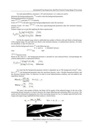 Automated Crop Inspection and Pest Control Using Image Processing | PDF