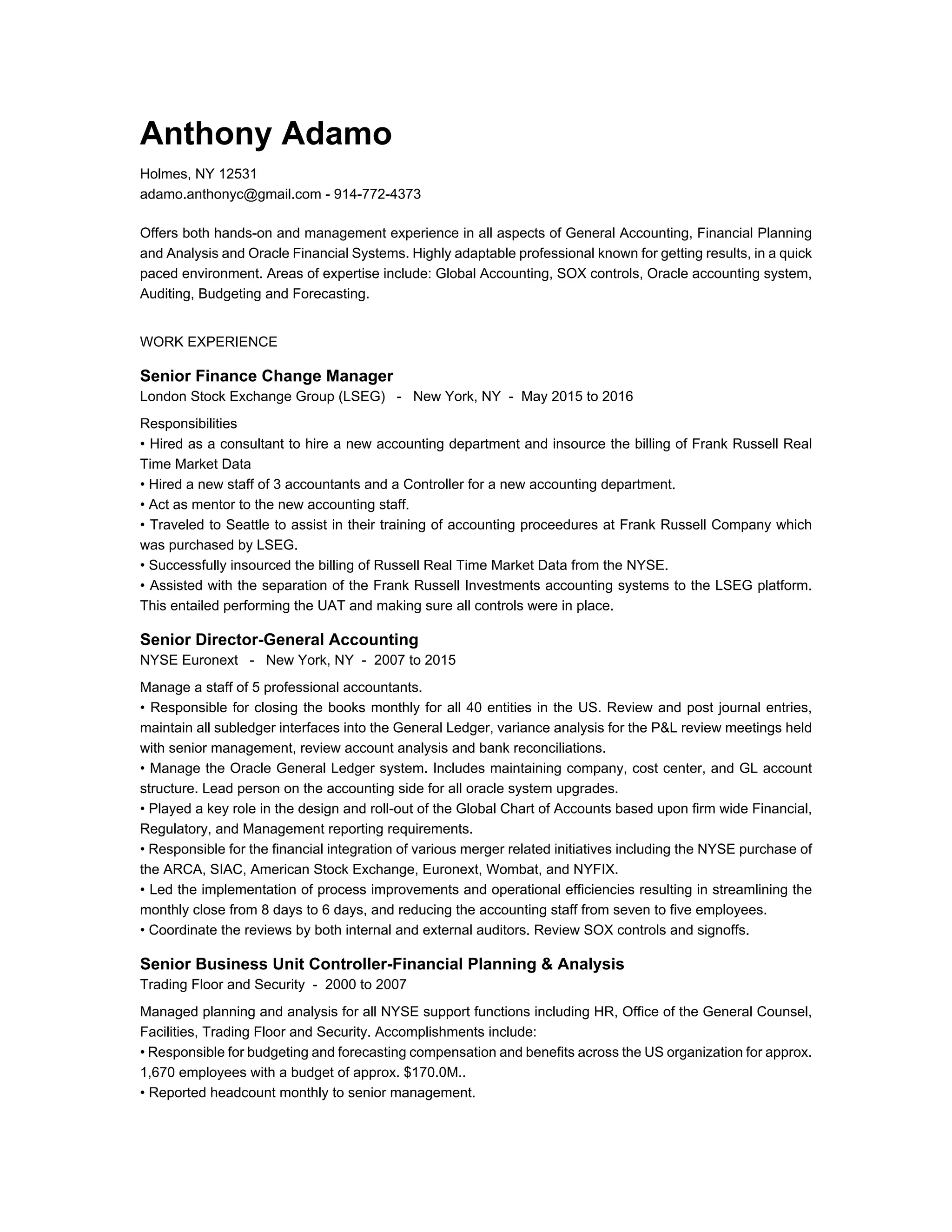 Anthony-Adamo Resume 2016 | PDF