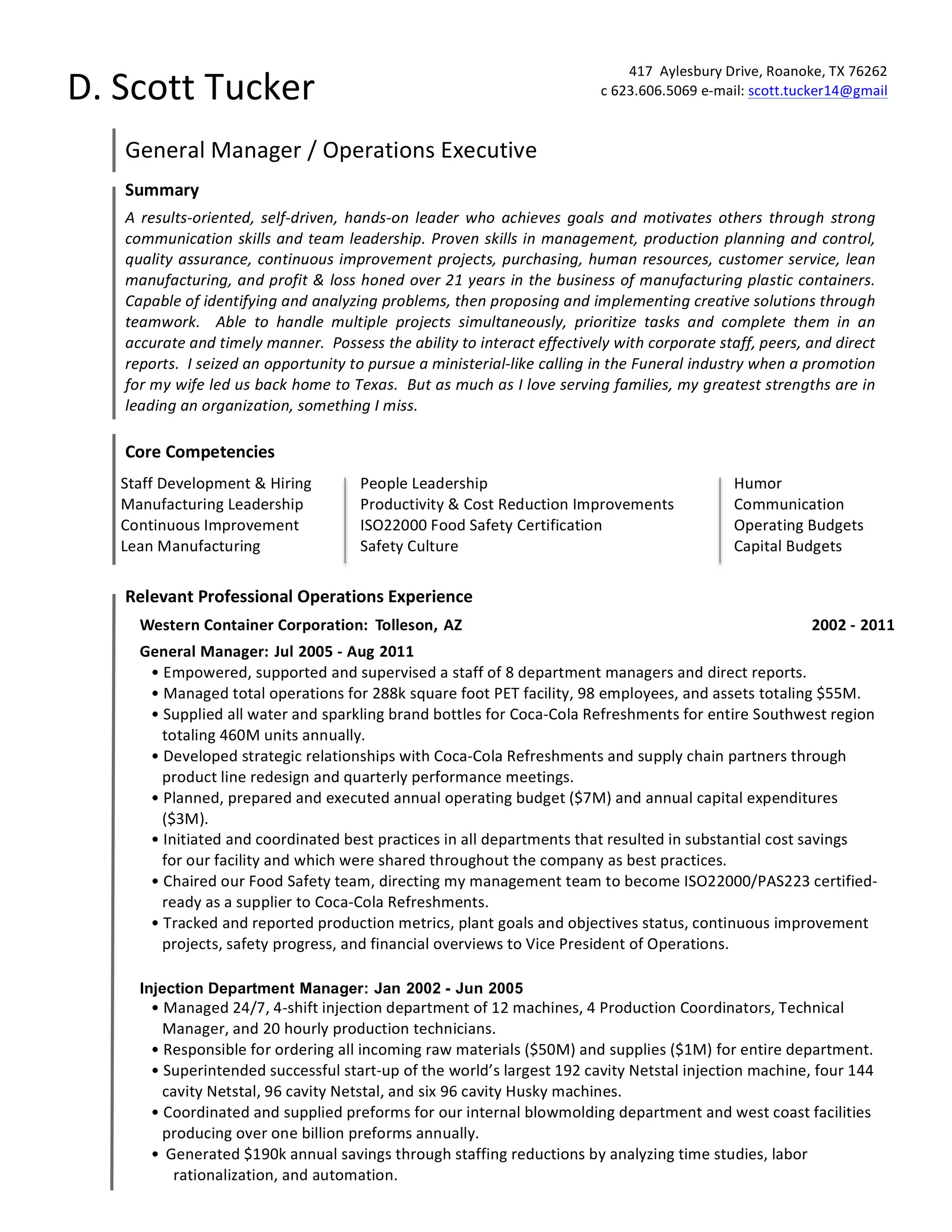DST Resume 6_2015 | PDF