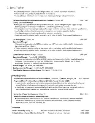DST Resume 6_2015 | PDF