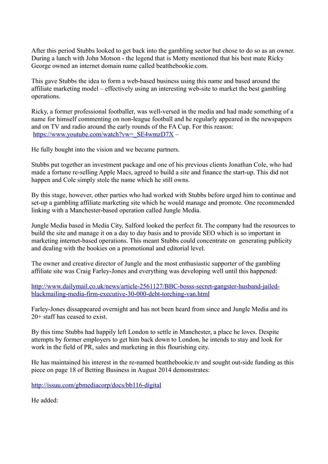 MATTHEWPRESSRELEASEVERSION2 | PDF