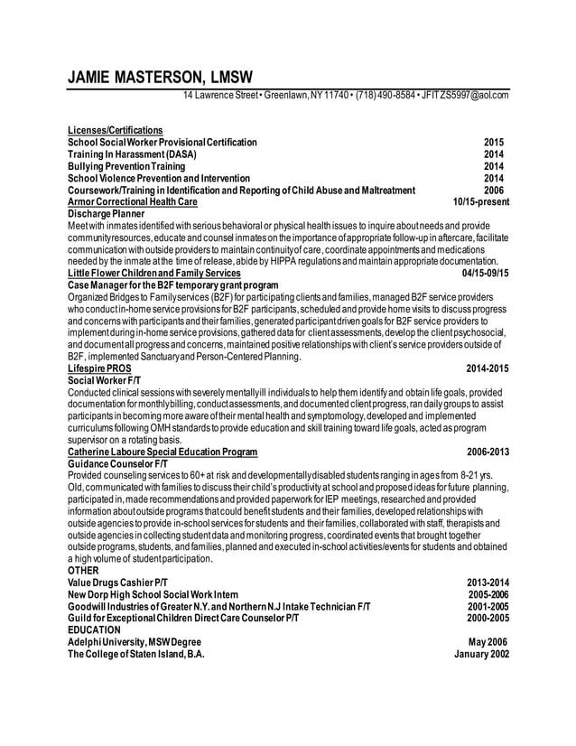 JAMIEMASTERSONLMSW2015 | PDF