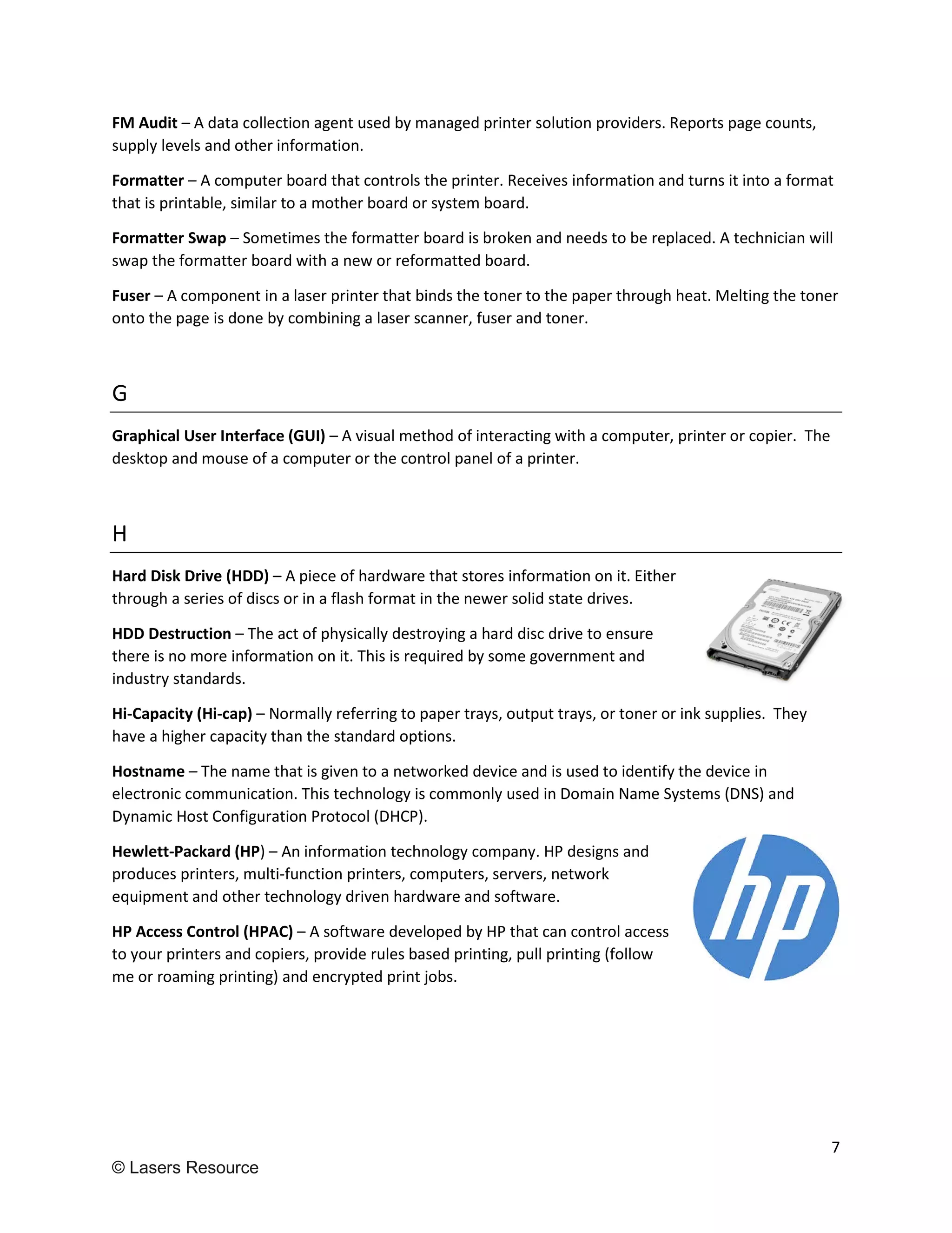 MPF Glossary | PDF
