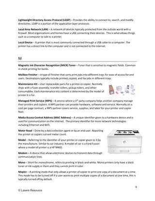 MPF Glossary | PDF