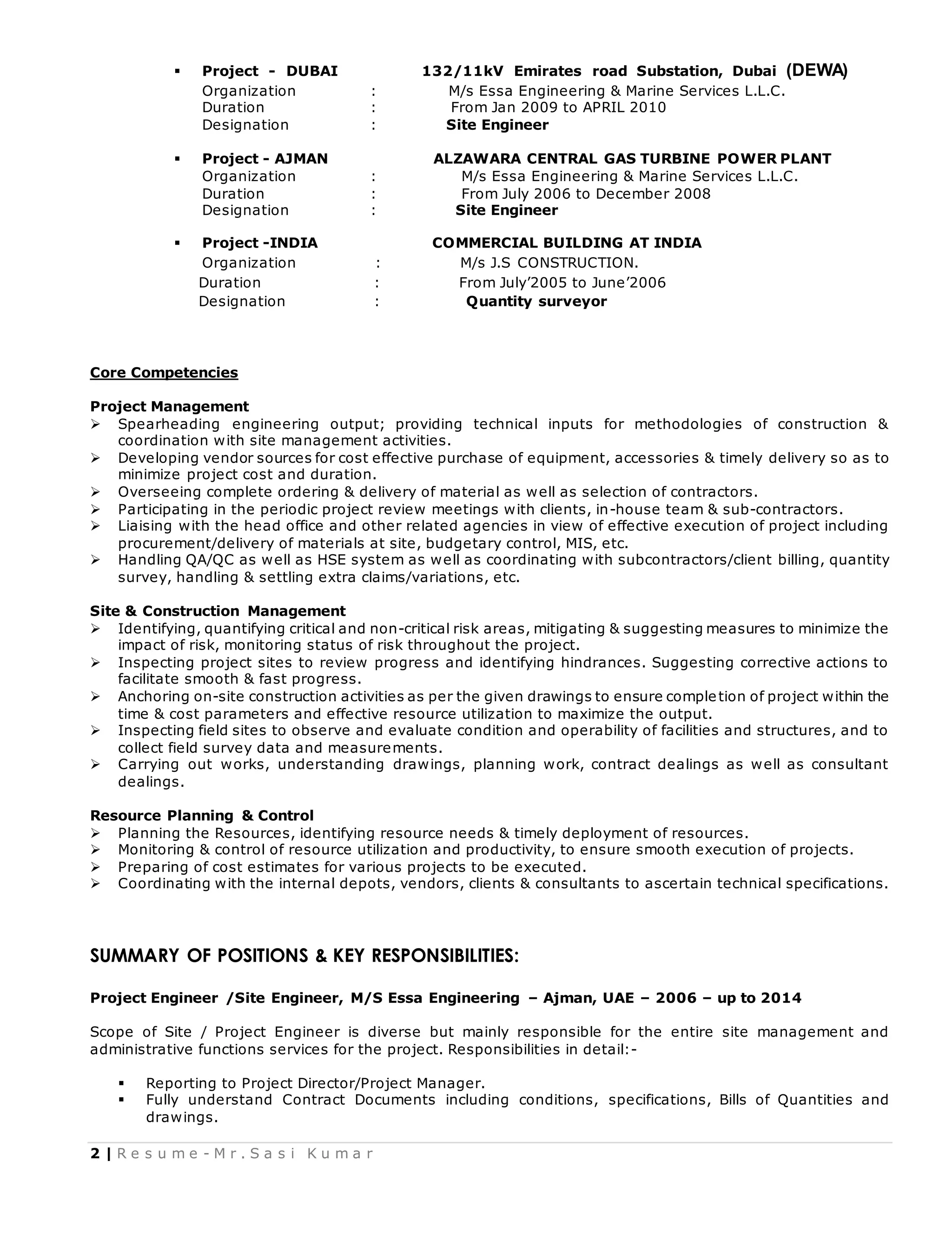 SASI NEW RESUME | PDF