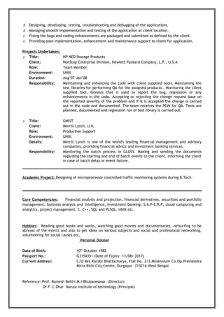 dipanjan bhattacharya1 -Resume | PDF