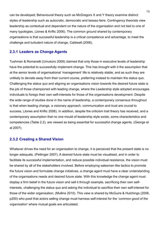 Leading Change | PDF | Business Administration | Business