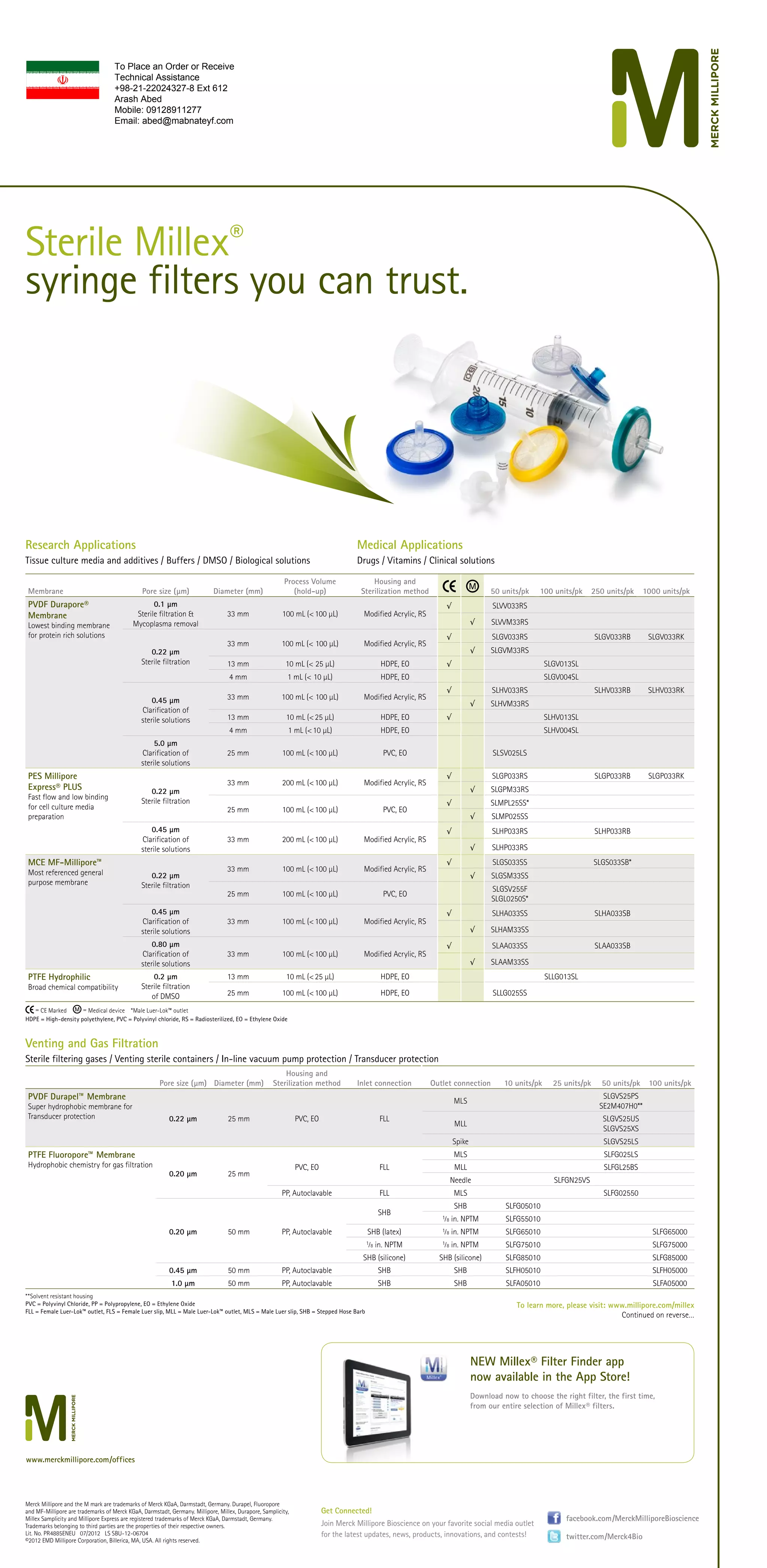 Millex steril , non strill | PDF