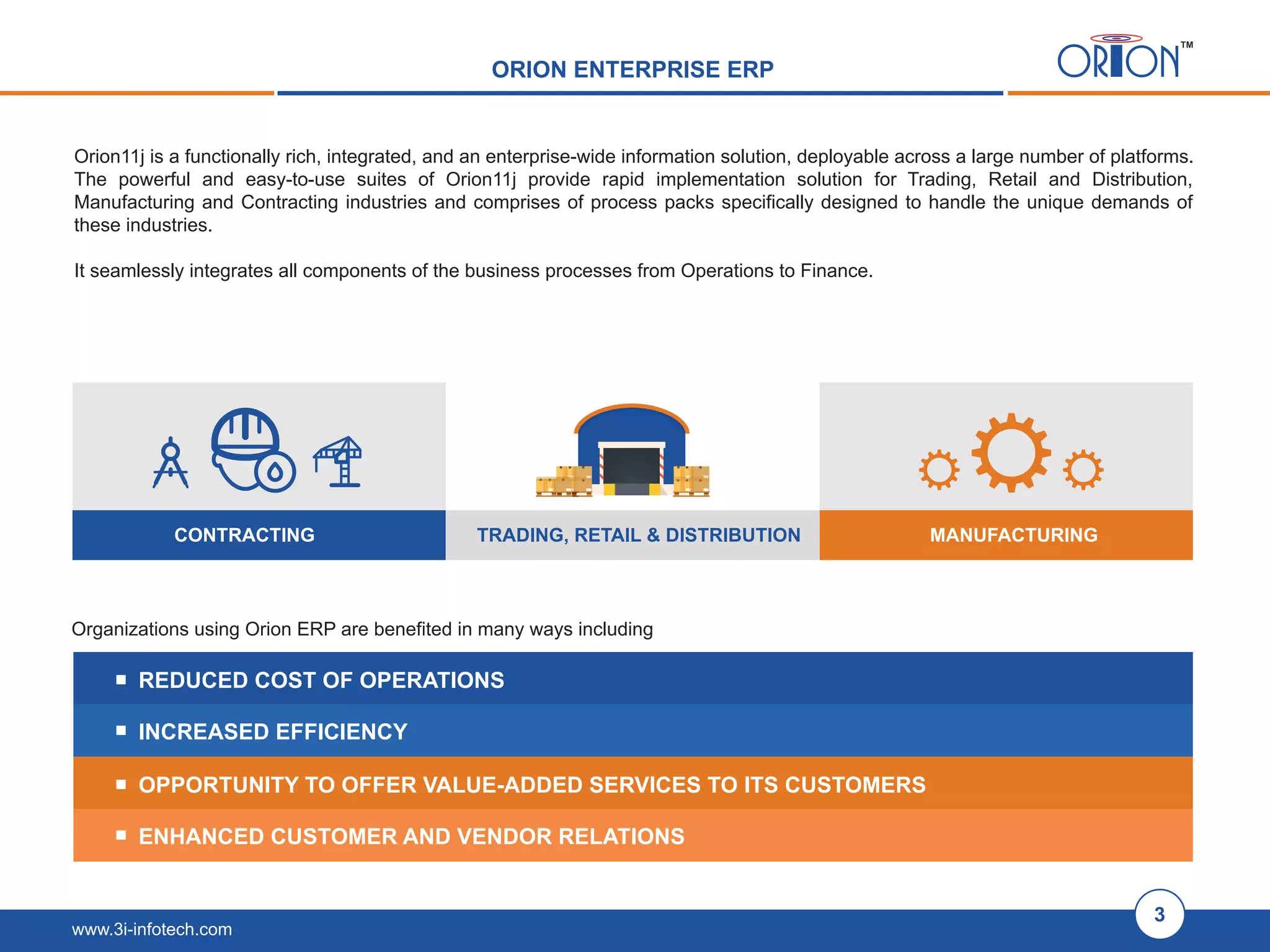 Orion_ERP_Corporate Brochure | PDF