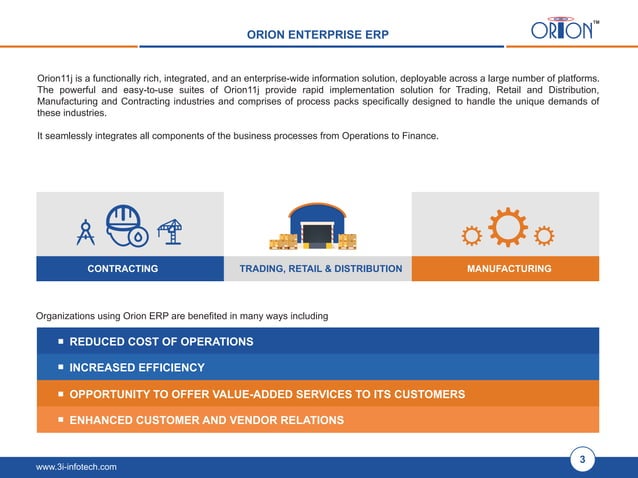 Orion_ERP_Corporate Brochure | PDF