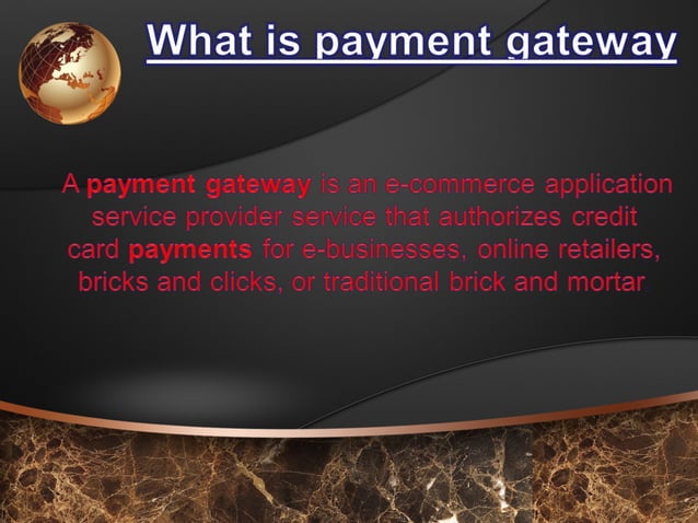payment gateway | PPT