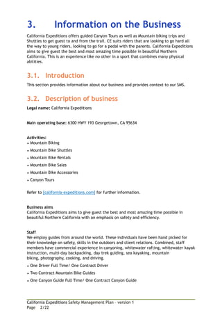 Safety Management Plan | PDF