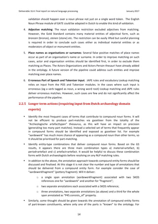 ARIADNE: Final Report on Natural Language Processing | PDF