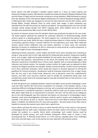 ARIADNE: Final Report on Natural Language Processing | PDF